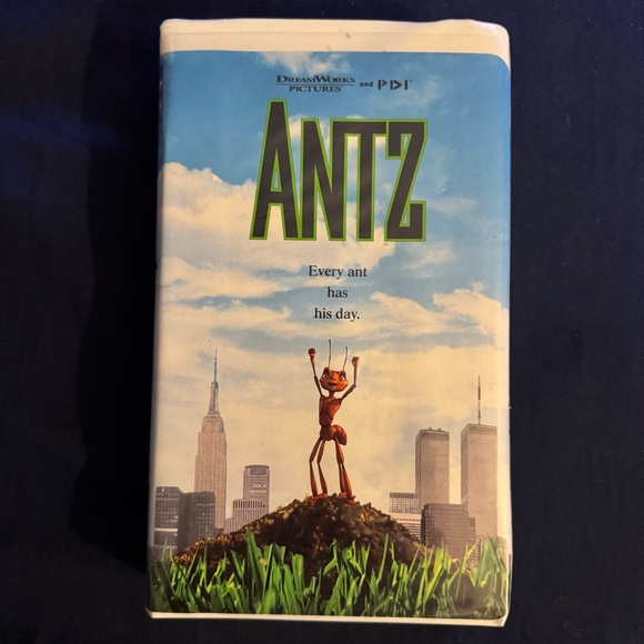 Dreamworks | Media | Dreamworks Antz Vhs Blue And Green Cover | Poshmark